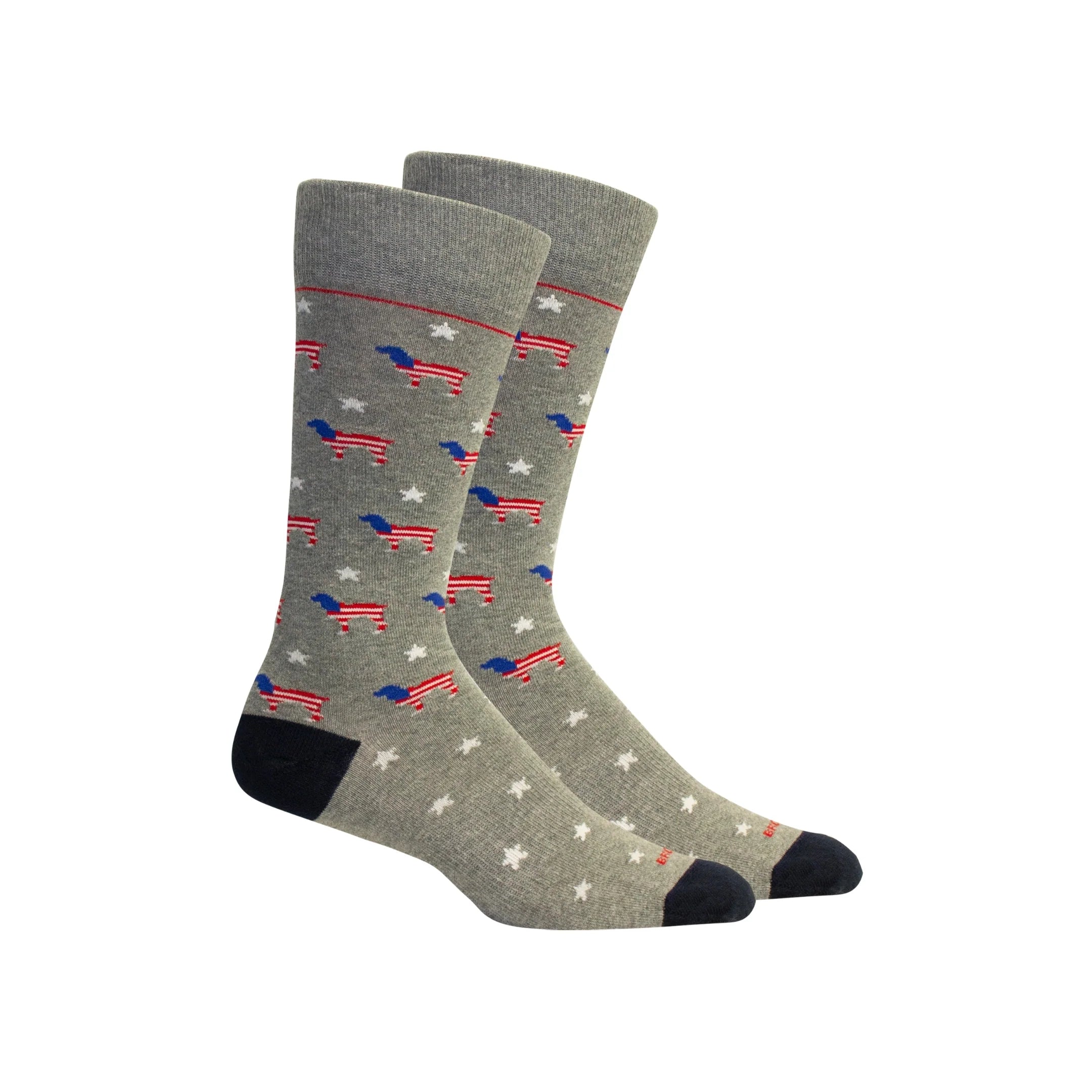 Brown Dog Red, White, & Beau - Light Grey Heather – Mia & Beau's